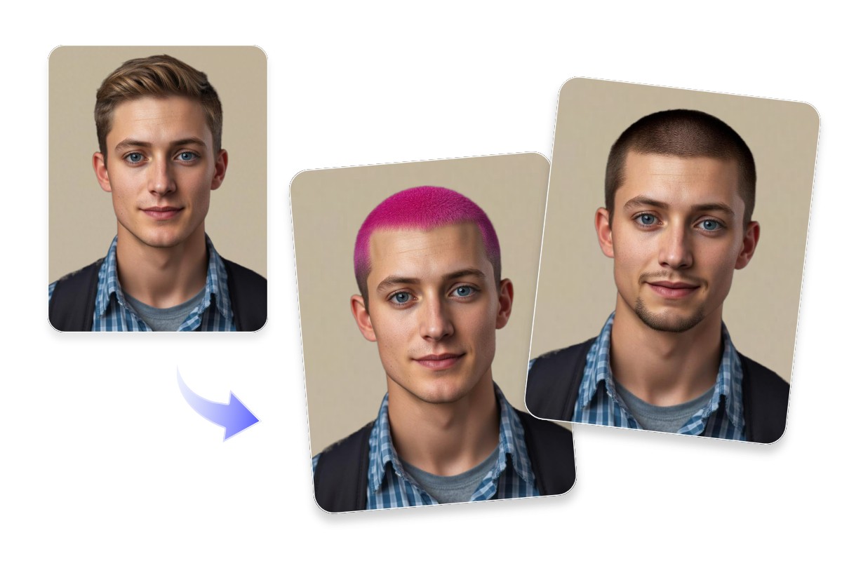 Free Buzz Cut Filter Online – Try a Buzz Cut Virtually | PxBee