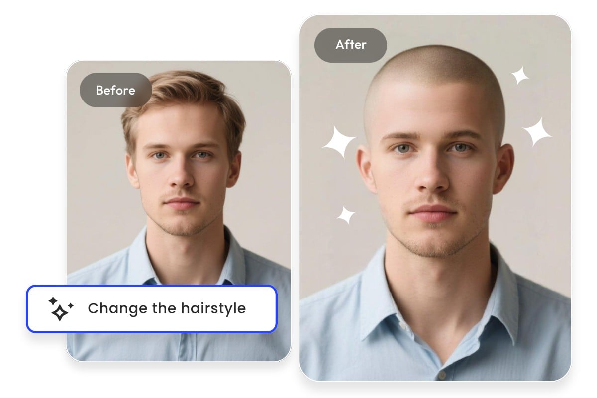 Free Buzz Cut Filter Online – Try a Buzz Cut Virtually | PxBee