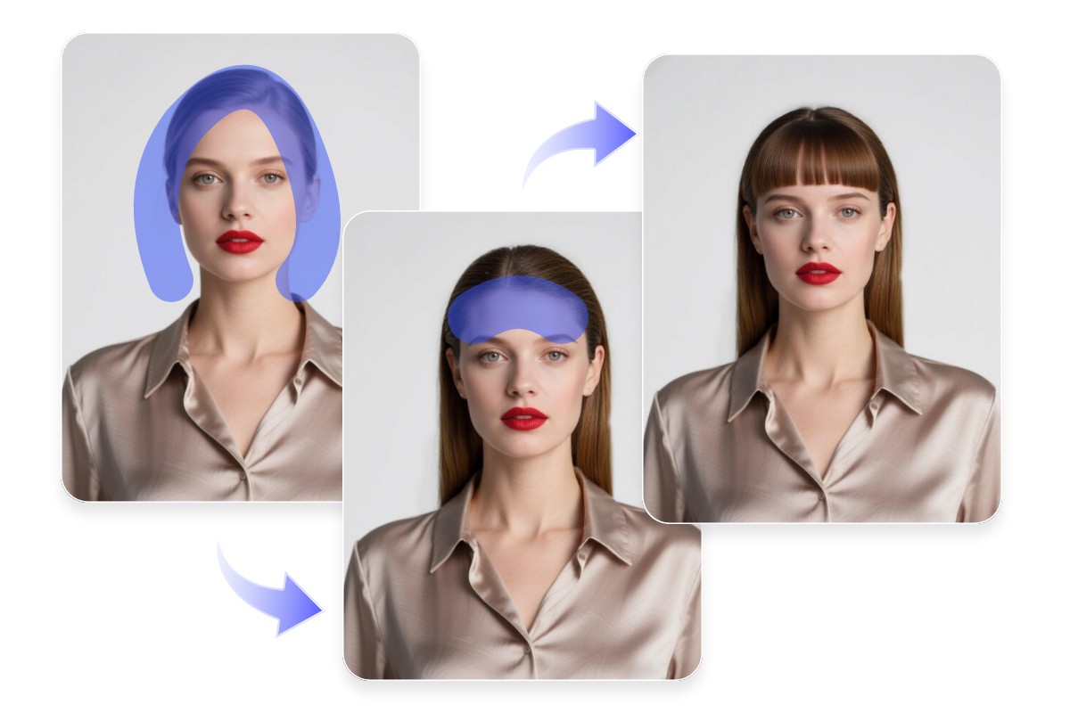 Free AI Hairstyle Changer: Test Hairstyles on Your Face｜PxBee