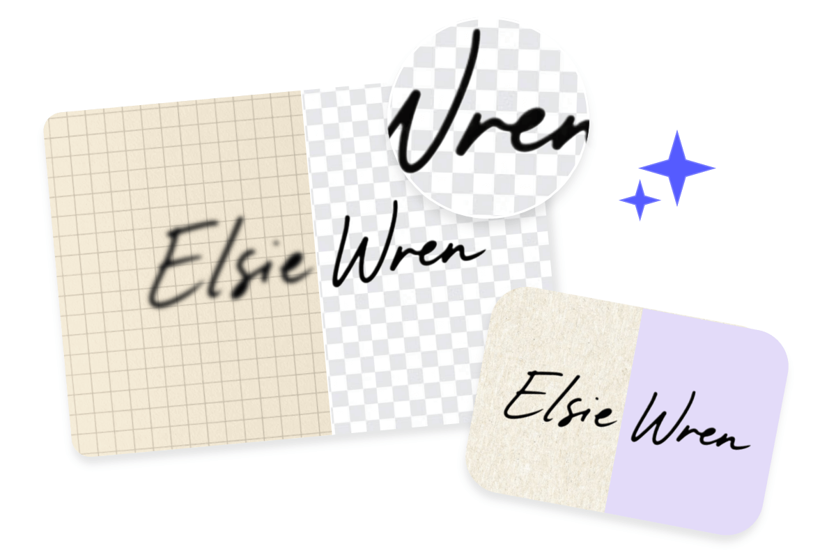 Remove Background from Signature Online Free -No Sign up | PxBee