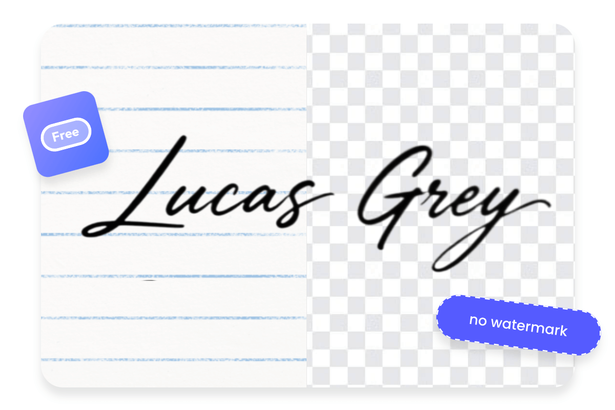 Remove Background from Signature Online Free -No Sign up | PxBee
