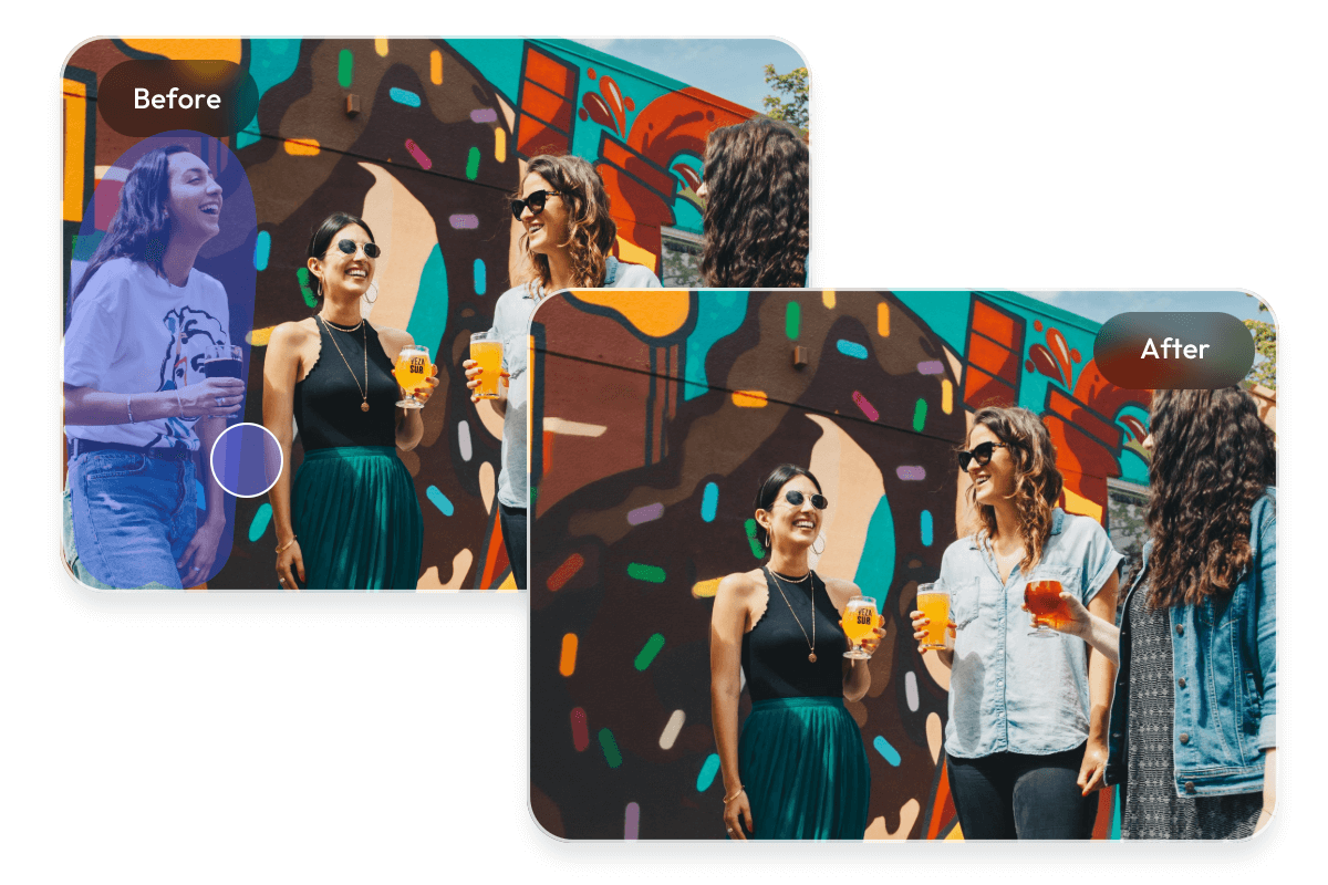 AI person remover: remove person from photo online free | PxBee